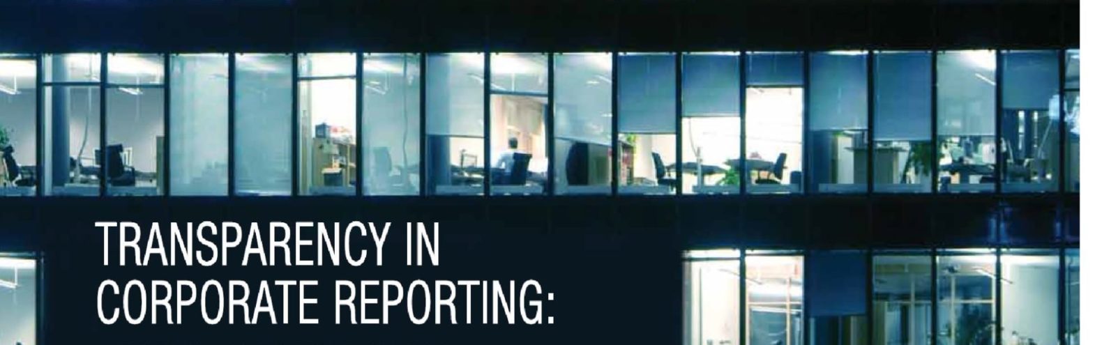 Transparency in Corporate Reporting - Transparency International Suisse